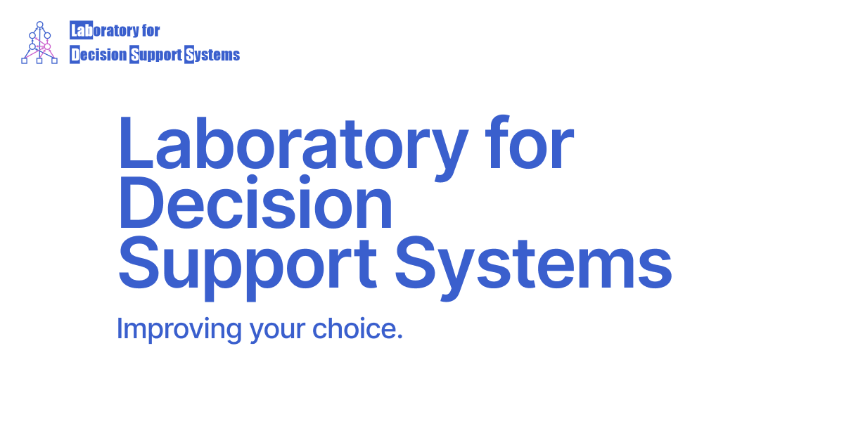 Applications - Laboratory for Decision Support Systems